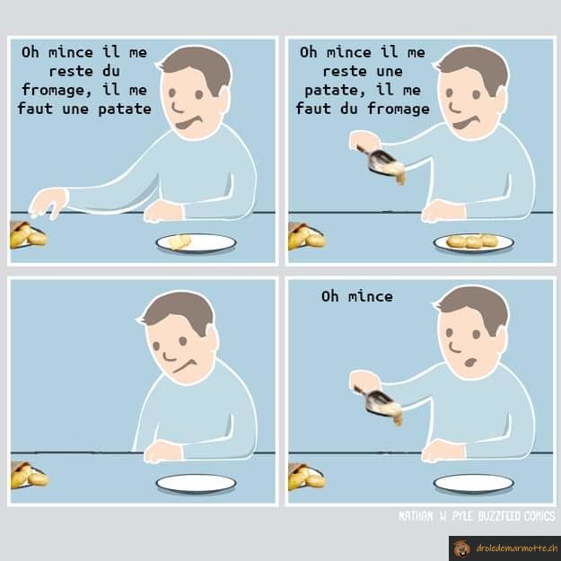 Le cercle sans fin de la raclette